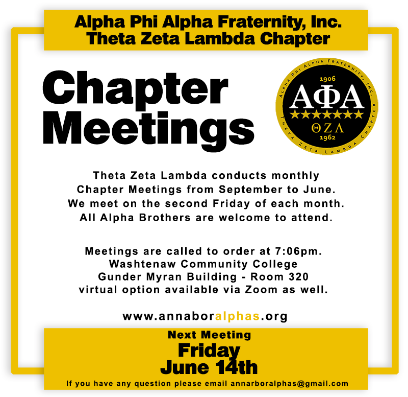 Ann Arbor Alphas – Alpha Phi Alpha Fraternity, Inc. – Theta Zeta Lambda ...